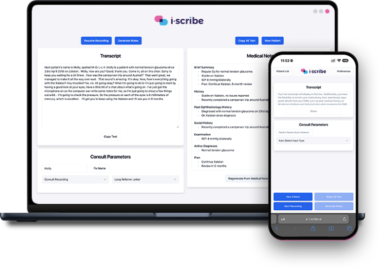 AI Medical Scribe, Dictation, and Transcription - i-scribe