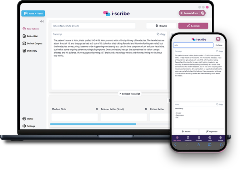 AI Medical Scribe, Dictation, and Transcription - i-scribe